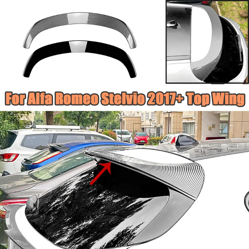 Car Top Rear Wing Tail Trunk Wing Spoiler Splitter Auto Fixed Wind Wing ...