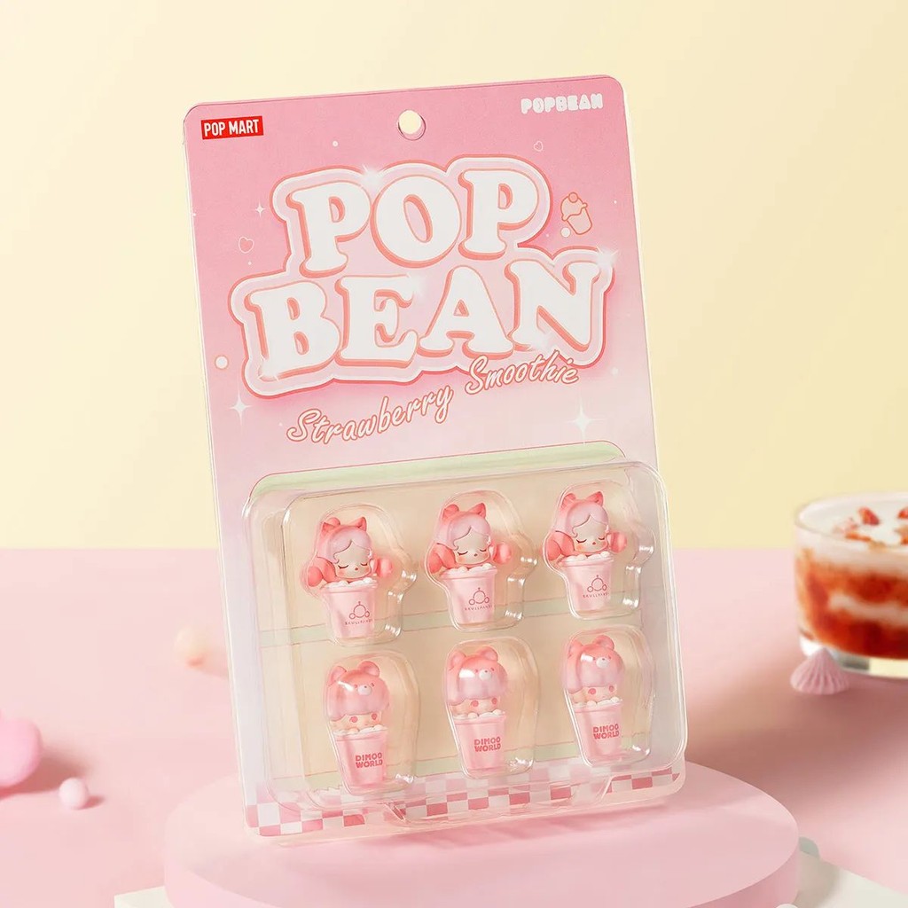 POPBEAN Taiwan Limited Strawberry Milkshake Series Mini Beans | Shopee ...
