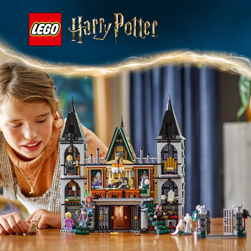 LEGO 76453 Harry Potter Malfoy Manor Building Toy Set (1601 Pieces ...