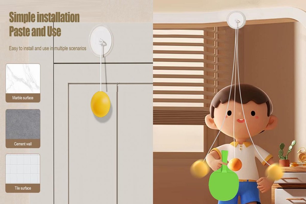 [calcutta] Hanging Table Tennis Net Portable Table Tennis Trainer for ...