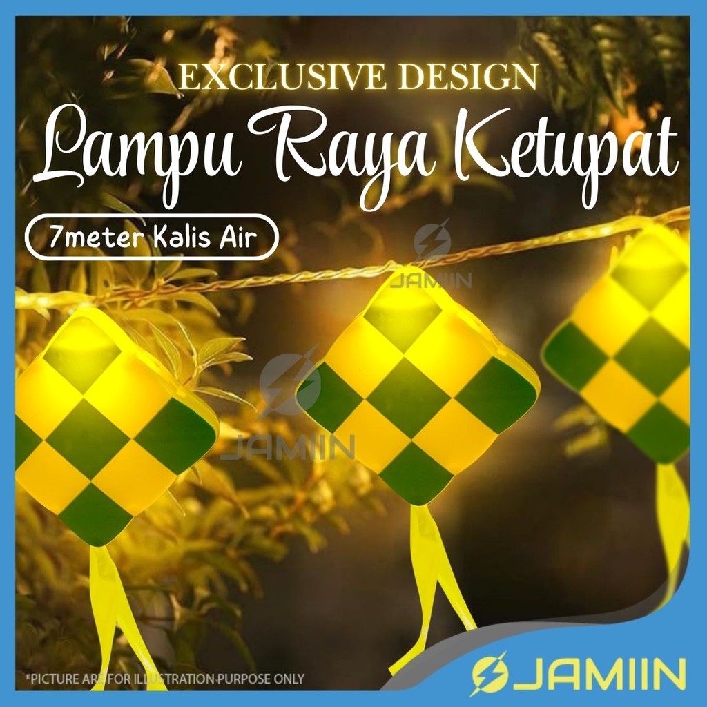 [RAYA 2025] EDISI PREMIUM Lampu Raya Ketupat Lampu Raya Aidilfitri ...
