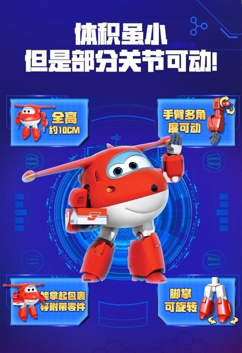 【Ready Stock】SUPER WINGS super wings toys set transformers fighter robot toys big nightwing ...