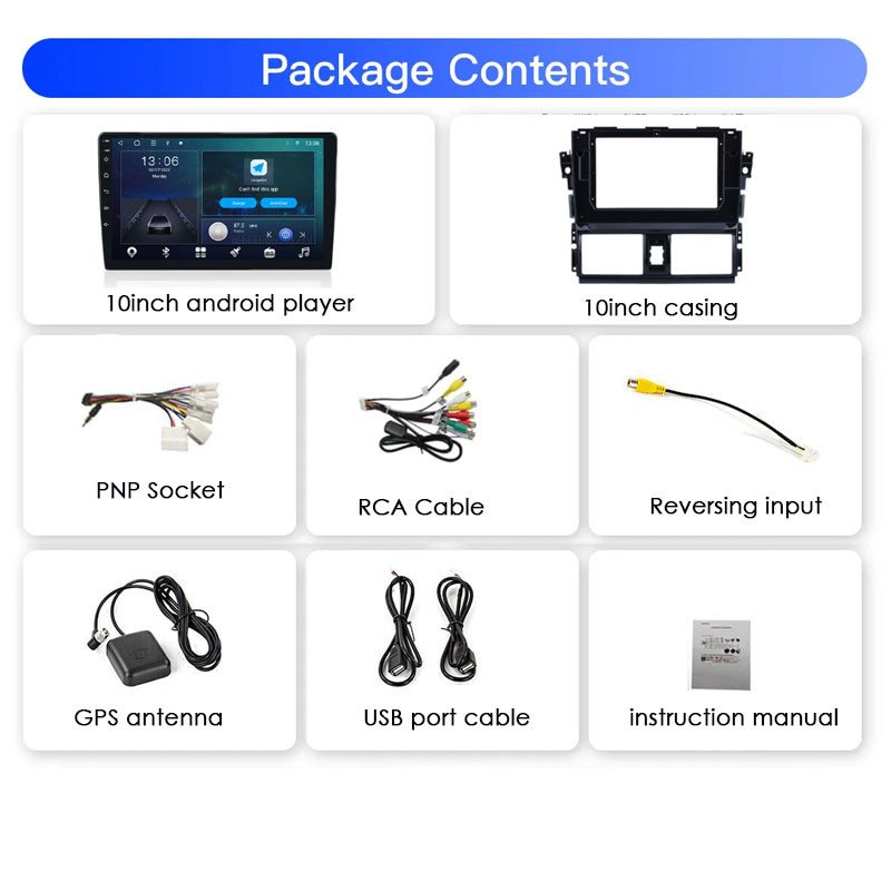 Topway TS18 (4G SIM Support) for Toyota Vios Yaris 2014-2018 Car ...
