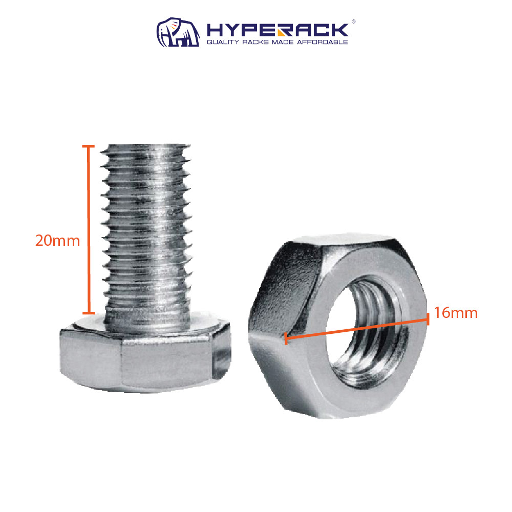 HYPERACK ™️ [High Quality] Boltless Rack Bolt and Nut Rak Besi Lubang ...