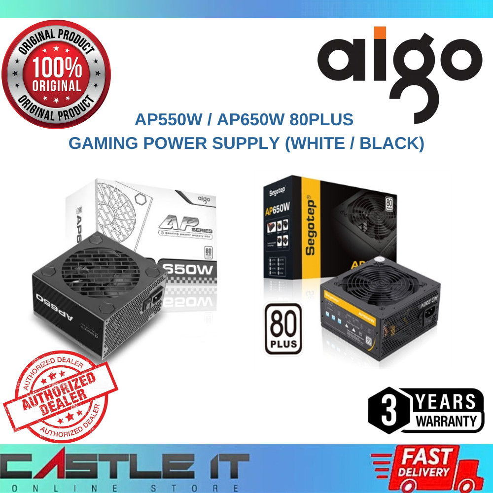 Aigo AP Power Supply AP750W AP650W AP550W Black White 80PLUS EU ATX ...