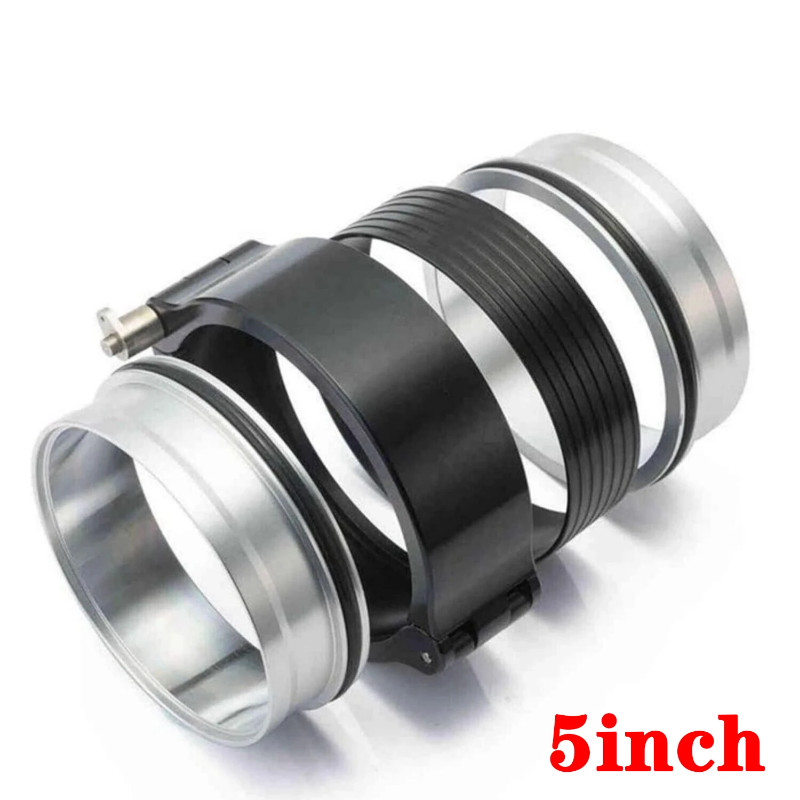5" Exhaust V-band Clamp Quick Release HD Clamp For 127mm Radiator Hose ...