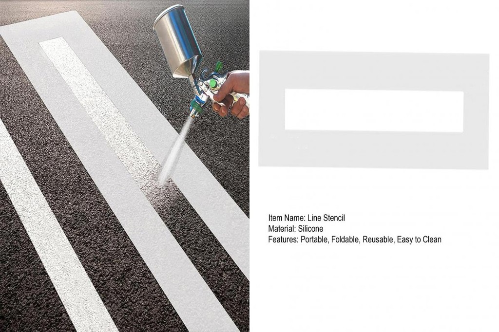 KDFH- Sports Field Line Marker Foldable Reusable Parking Lot Line ...