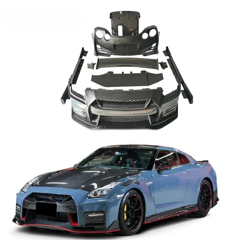 NISM Style Half Carbon Body Kit for GTR R35 Car Bumper 2008-2017 ...