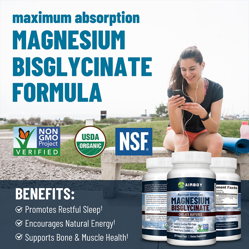 Designs for Health Magnesium Glycinate Complex - Chelated Magnesium ...