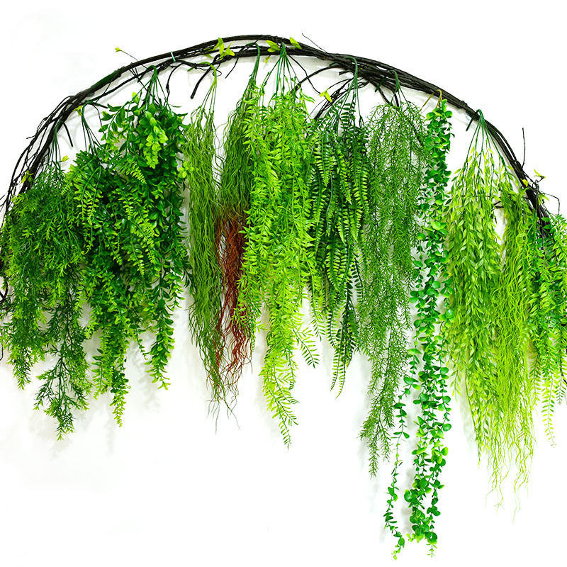 Simulated Hanging Green Plants, Green Leaf Vines, Plastic Vines, Spider ...