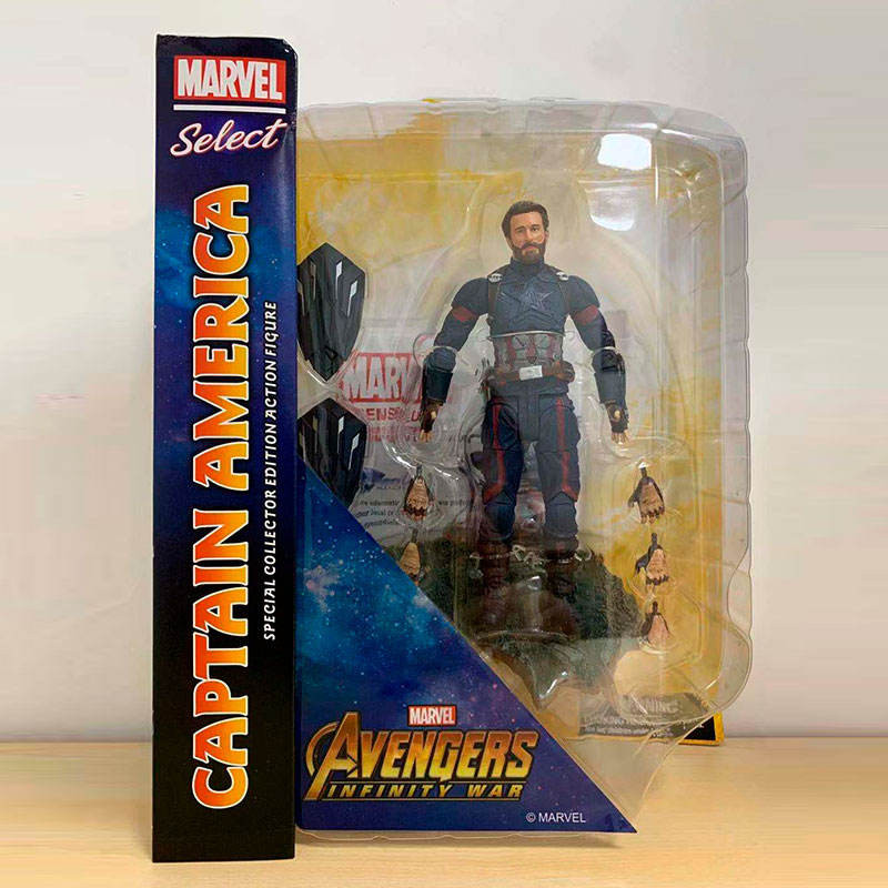 DST Marvel Select Avengers Captain America 7 Inches | Shopee Malaysia