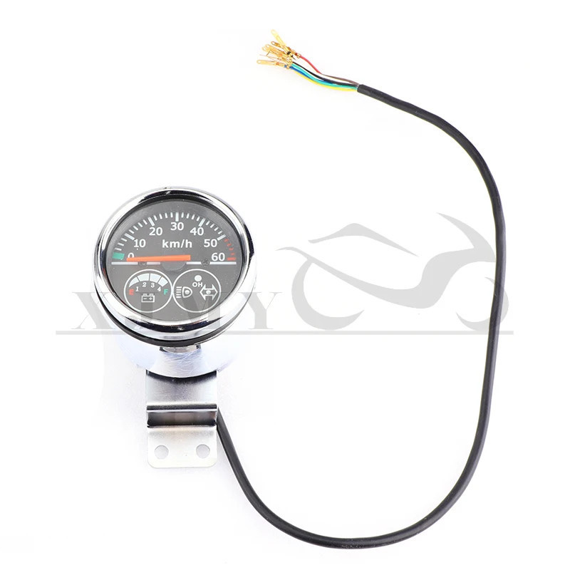 LED Motorcycle Digital Speedometer Universal Scooter ATV Meter Fuel ...
