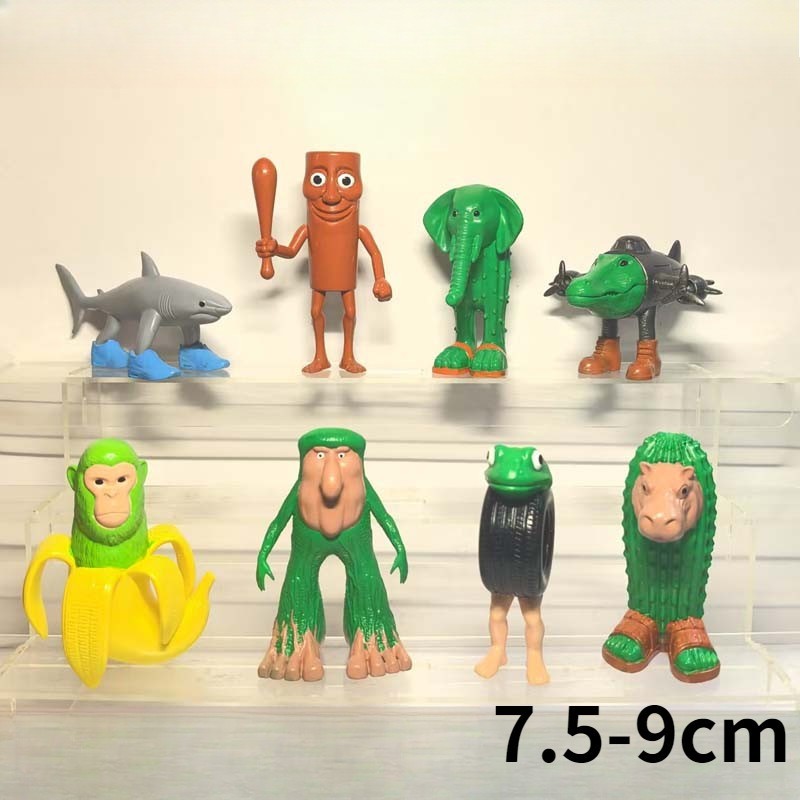18pcs/set Mainan Anomali Brainrot Toys Tung Tung Sahur Tralalero ...