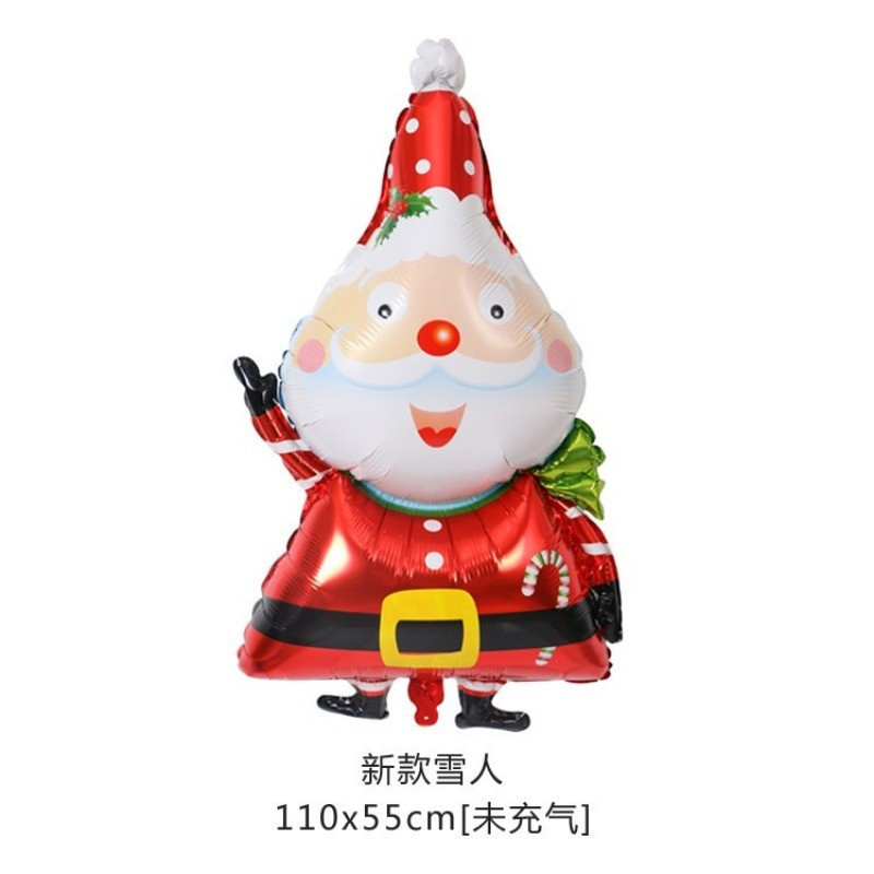 Santa Claus Foil Balloons - Extra Large 60 Inch Santa Claus Balloons ...