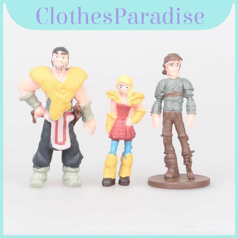 12 Charming Pcs How To Train Your Dragon Action Figures Hiccup Astrid ...