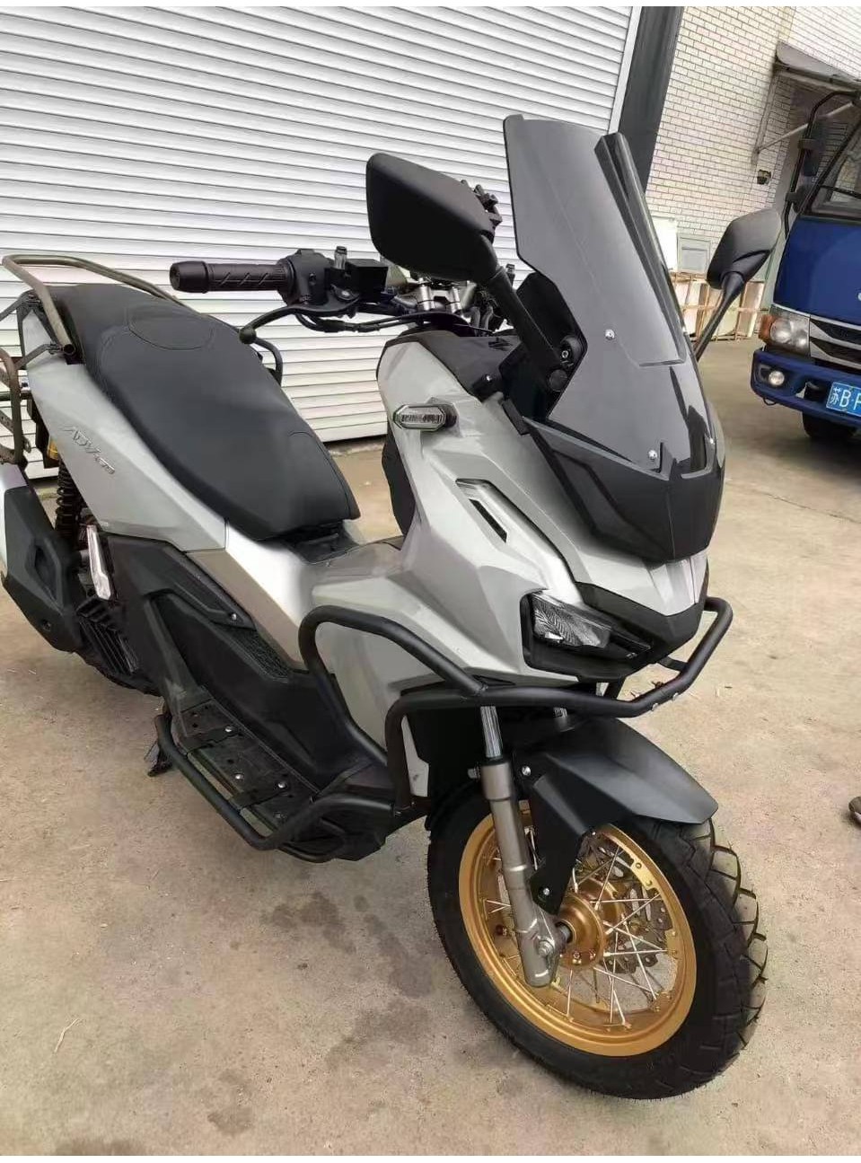 Crash Bar Adv150 Tubular Adv 150 ADV160 Shoot Lamp Holder | Crash bar Adv150 Engine Guard I Body ...