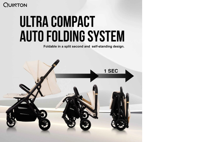 Quinton On The Go Stroller Ultra Compact Auto Folding System for Baby 0 ...