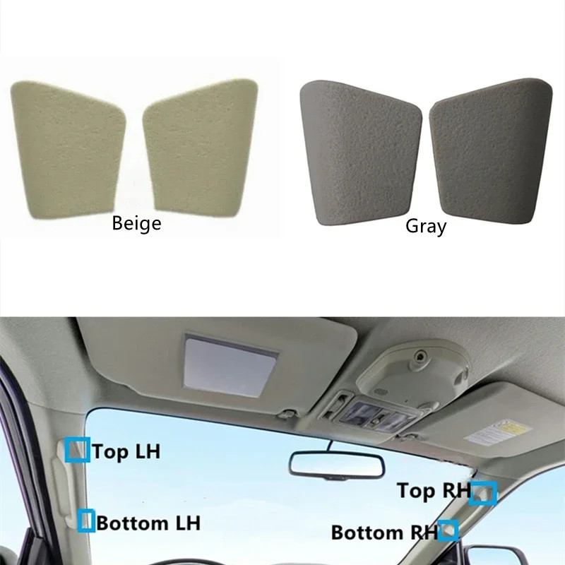 Car Interior A-pillar Front Roof Safety Handle Screw Cover Cap Lid For ...