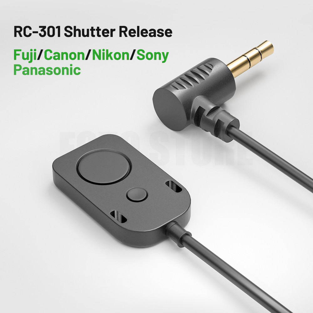 RC-301 Shutter Release DSLR Camera Remote Control Cord Cable Timer for Fuji Sony Nikon Canon ...