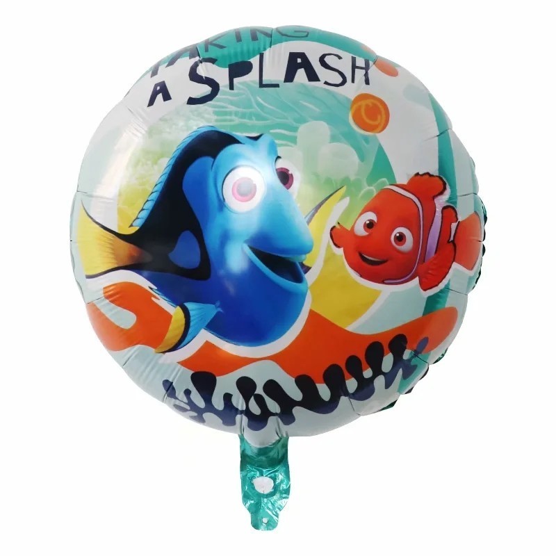 18 inch Nemo Cute Dolly Fish Foil Balloon Children's Toy Ocean and Sea ...