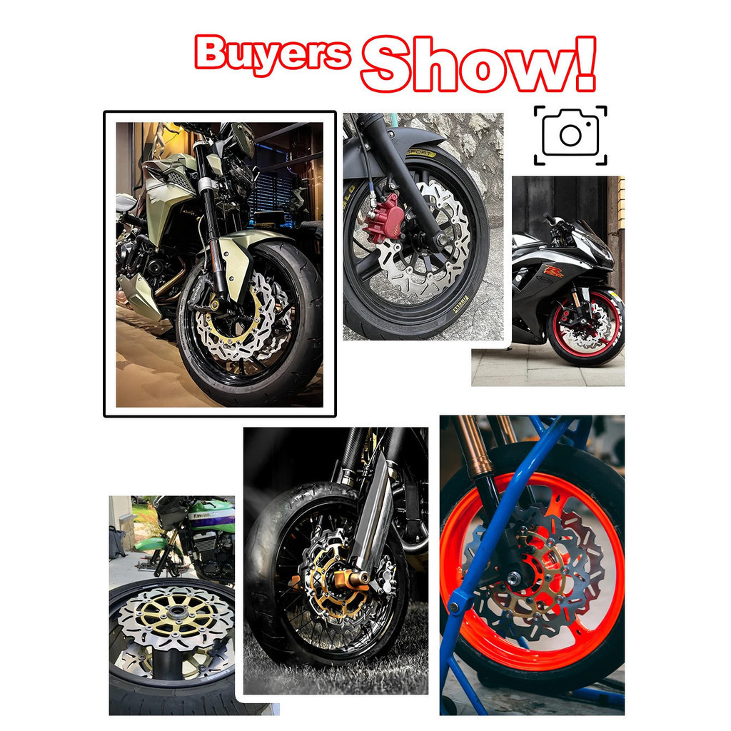 Arashi CNC Full Floating Front Rear Brake Disc Disk Rotor Set For BMW ...