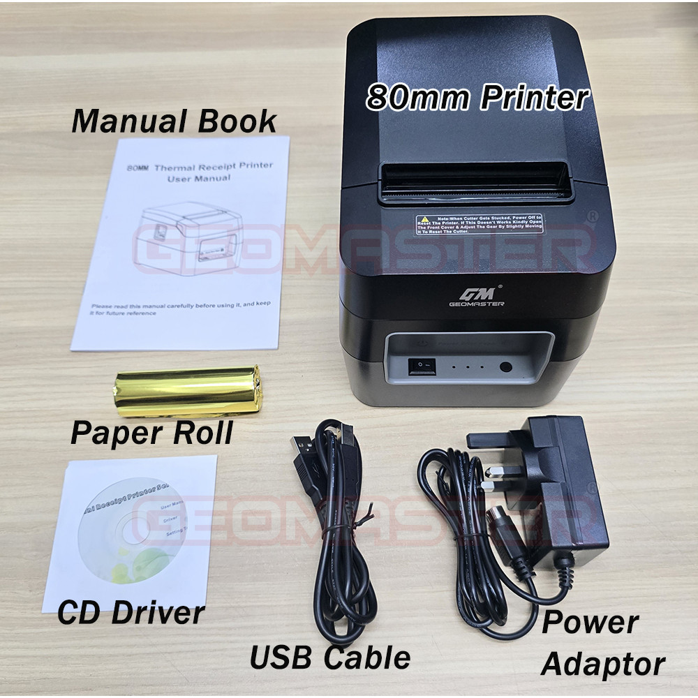 Geomaster 80mm Receipt Printer , Thermal Receipt Printer , Resit ...