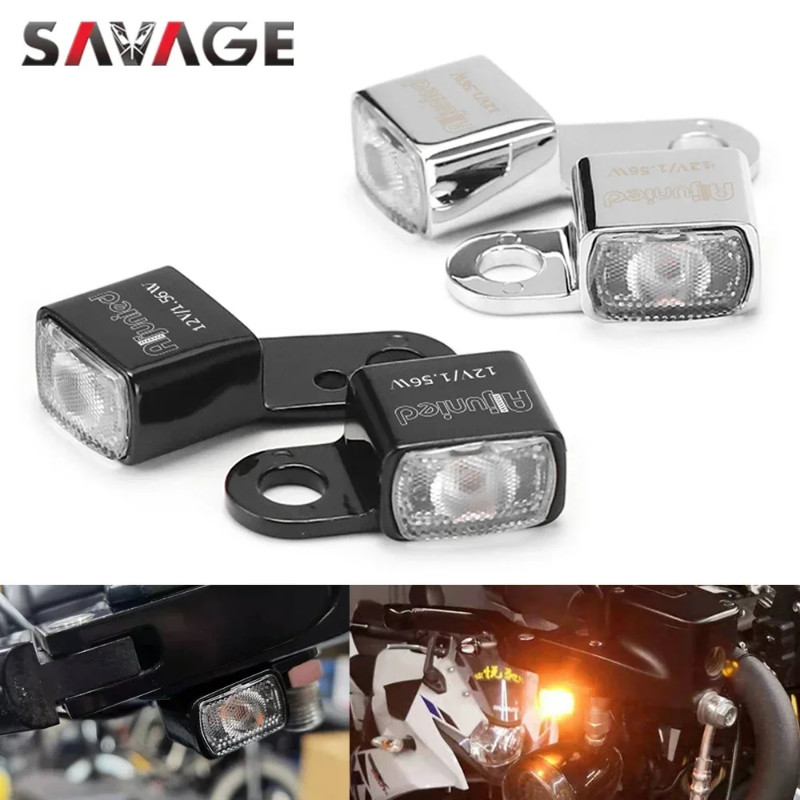 LED Turn Signal Indicator For Harley Softail Standard/ Street Bob/ Fat ...