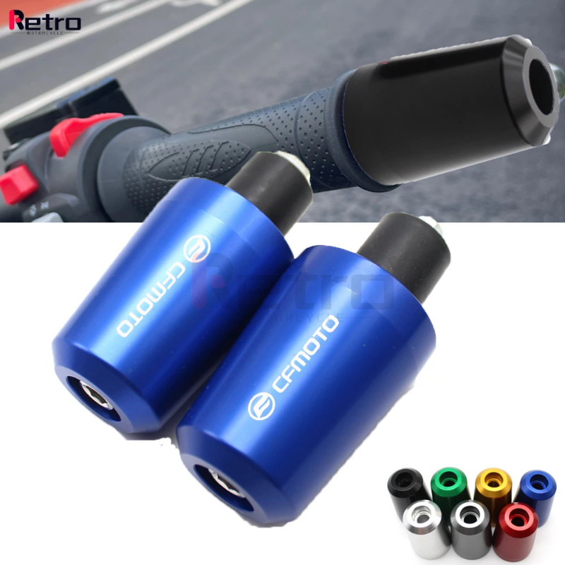 CNC Motorcycle Hand Grips Bar End Plug Moto Handlebar Caps For CFMOTO ...