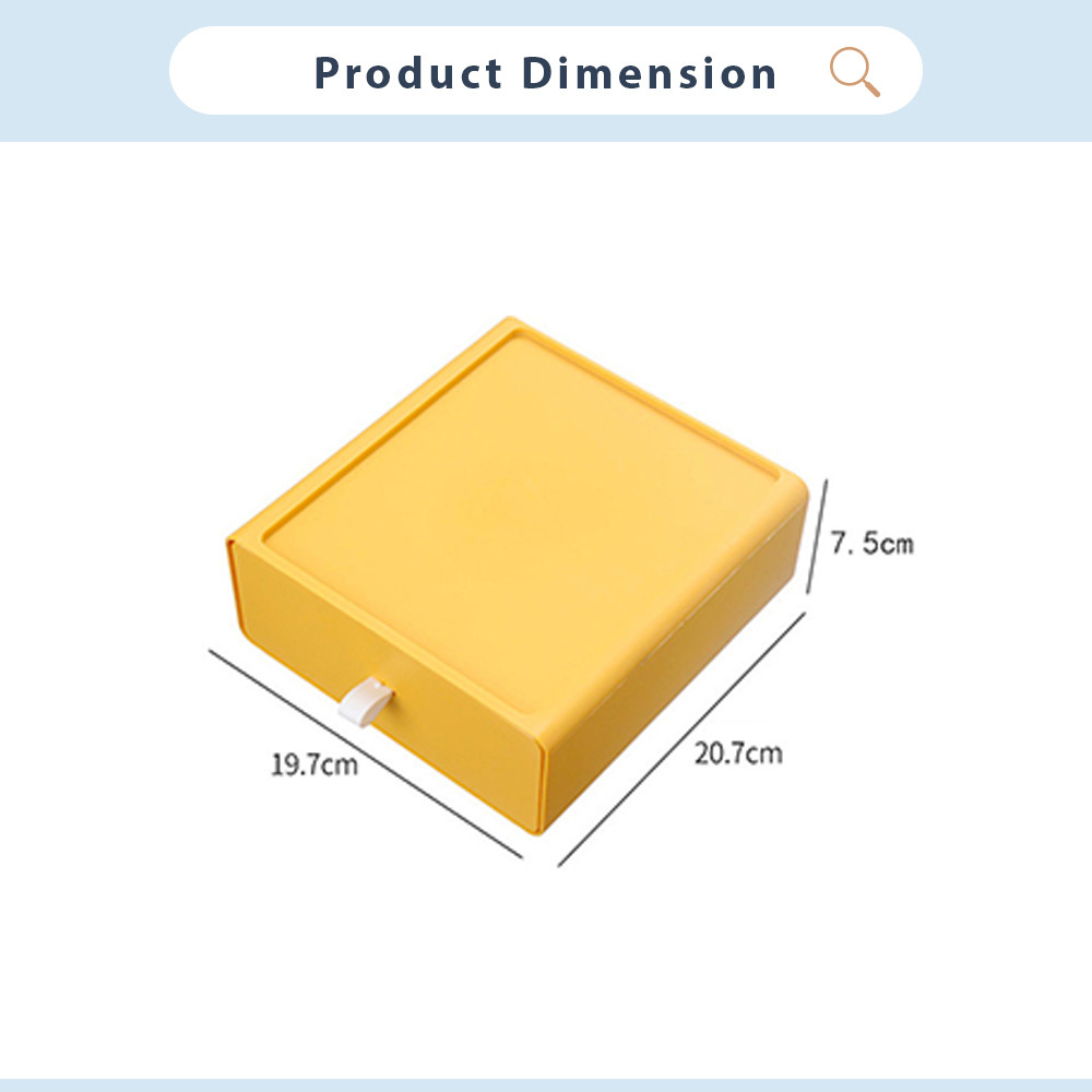 Encora Stackable Table Top Mini Drawer Desk Organizer Kotak Penyimpanan ...