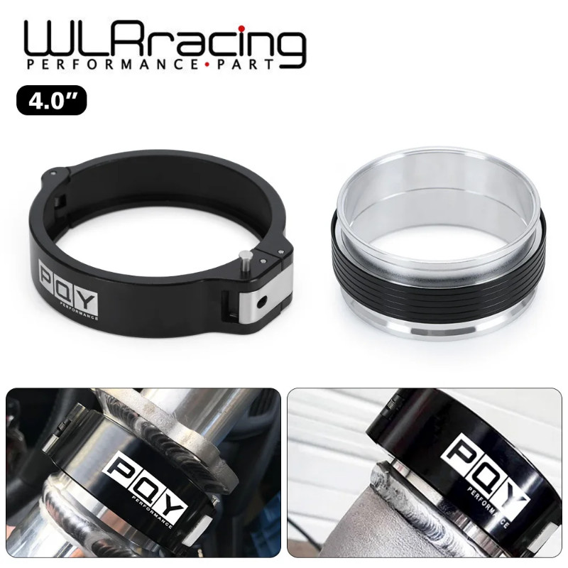 4 Inch Aluminum Quick Release V Band Clamp 102mm 32516 Pinless HD Clamp ...