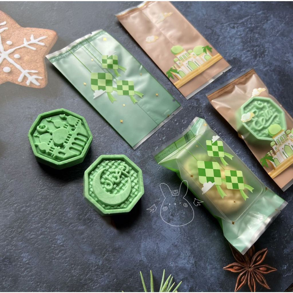 2025 Hari Raya Goodies Box Packaging 100Pcs Snowflake Crispy Packaging ...