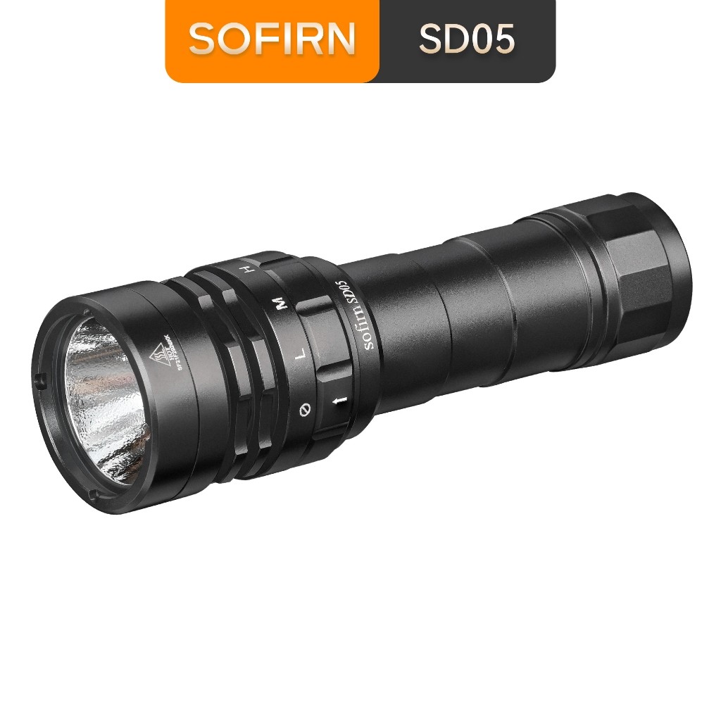 in stock Sofirn Powerful 3000lm Diving Flashlight SD05 Underwater 100 ...