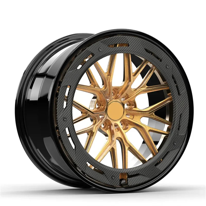 20 Inch 2 Piece Forged Carbon Fiber 5x114.3 Alloy Passenger Car Wheels ...