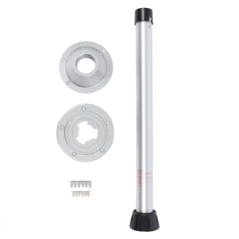 RV Detachable Table Leg Stand 650mm Anodized Aluminum Alloy Table Base ...