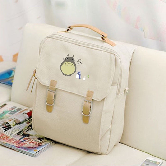 in stock Japanese anime school bag backpack female Totoro backpack ...