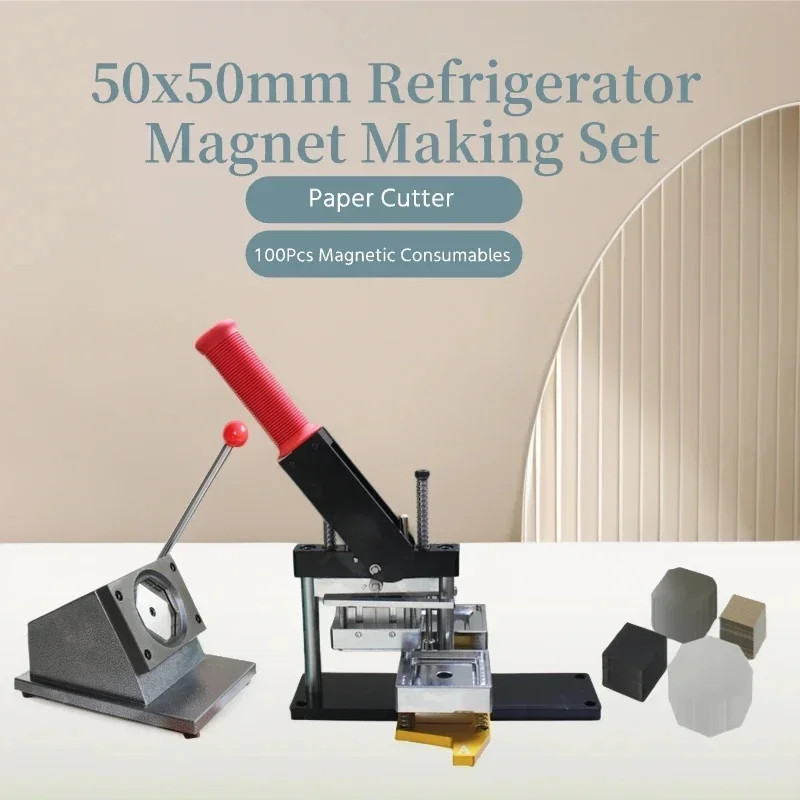 New DIY 50×50mm Fridge Square Custom Photo Kit Refrigerator Magnet ...