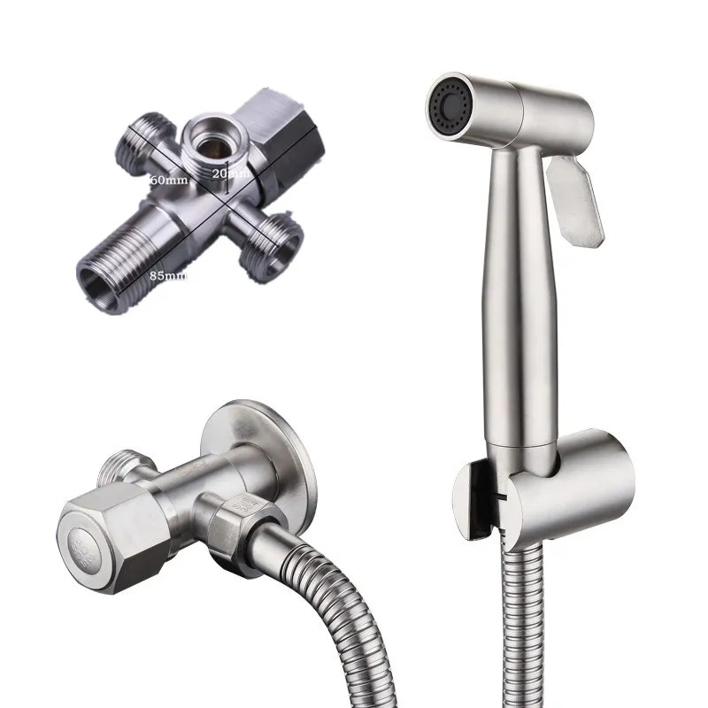 304 Stainless Steel Brusehd Bidets Bathroom Hand Shower Bidet Toilet ...