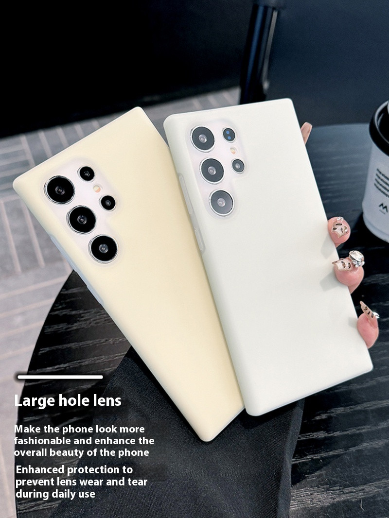 Luxury Matte Candy Color Liquid Silicone Soft Phone Case For Samsung Galaxy S25 Ultra Plus S24 ...