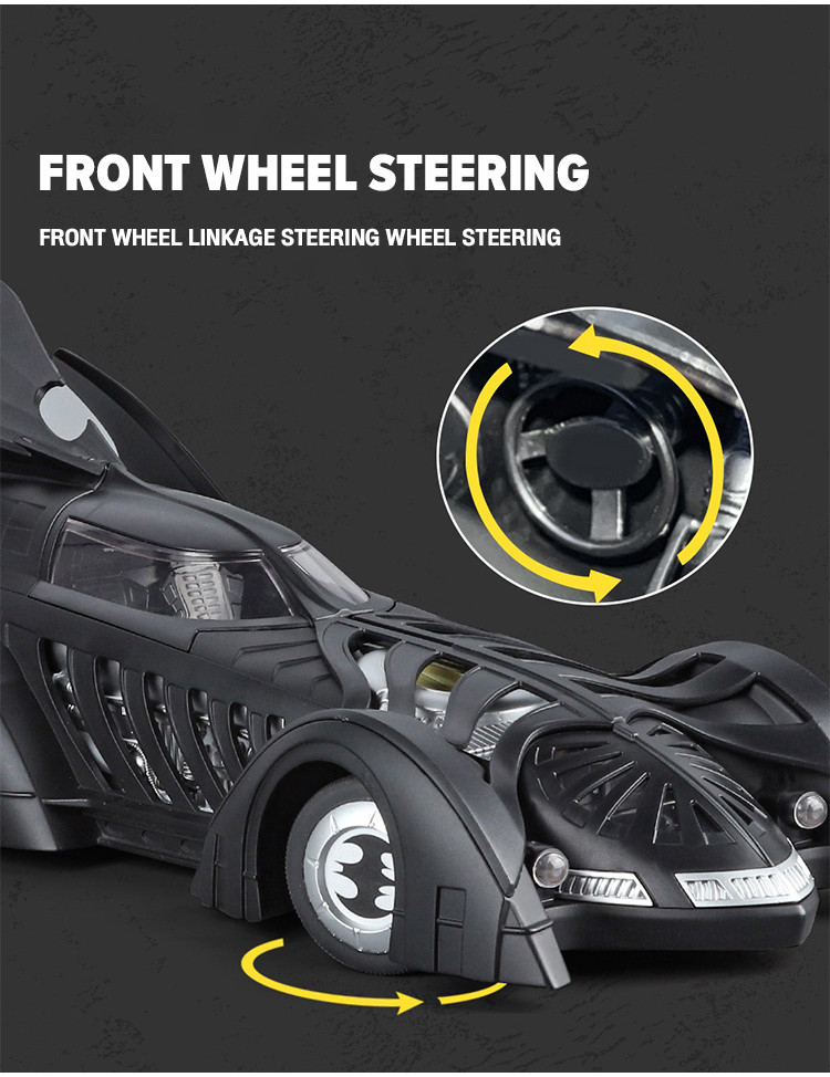 KLT 1:18 Batman Batmobile 1995 Spray Version Diecast Model Car Alloy ...