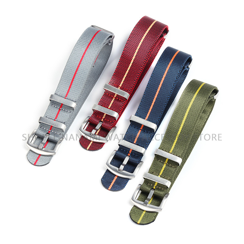 NATO Nylon Watch Strap 18mm 20mm 22mm Premium Canvas Zulu Universal ...