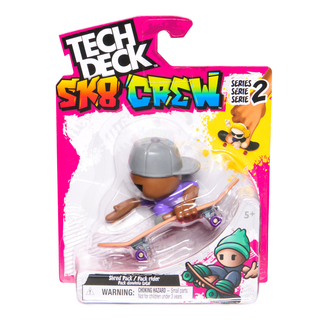 Tech Deck Sk8 Crew Character Fingerboard Mini Skateboard Collectible ...