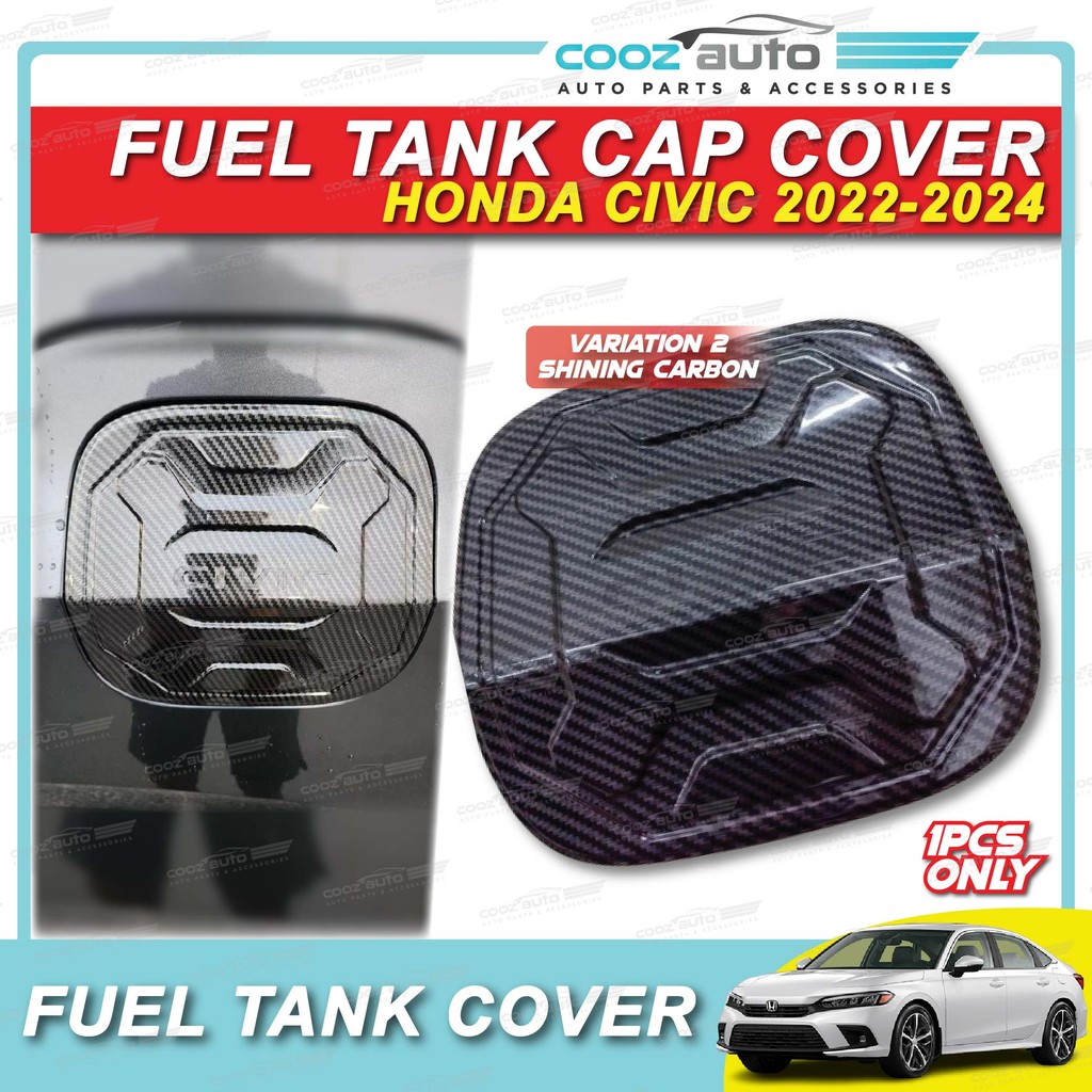 Honda Civic 2022 - 2025 Fuel Tank Cover Protector Fuel Cap Trim Chrome ...