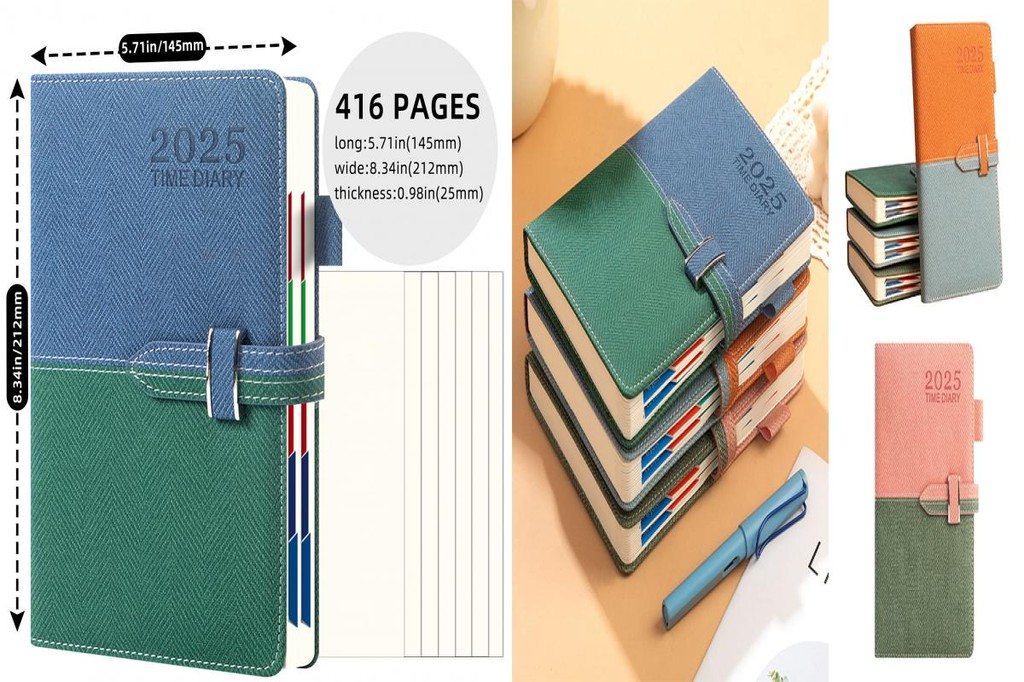 wanpanyu 2025 Agenda Notebook 2025 Notepad with Monthly Pages 2025 ...
