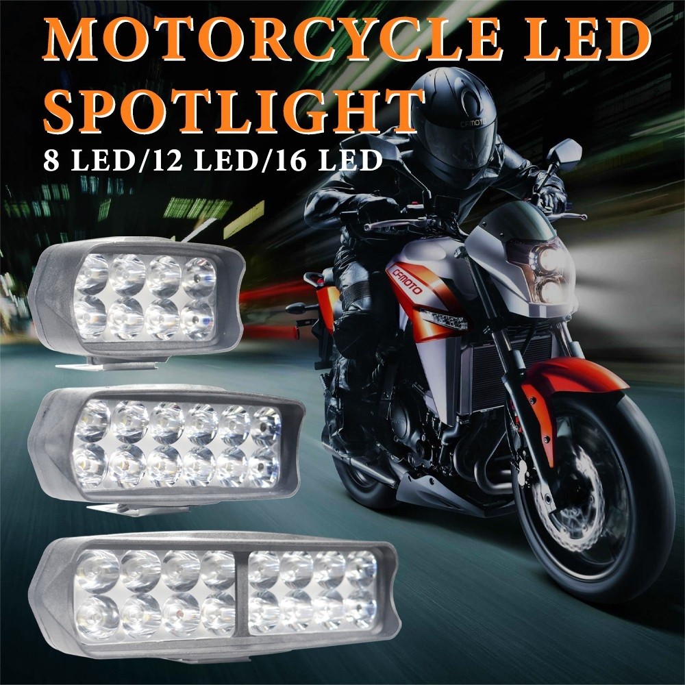 Led motorcycle headlights Fog Spotlight headlights 12W/18W/24W electric ...