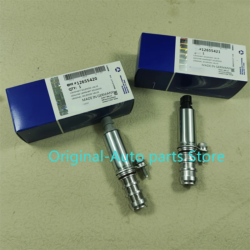 1pair Intake&Exhaust Oil- Control Timing Valve Solenoid VVT NO:12655420 ...