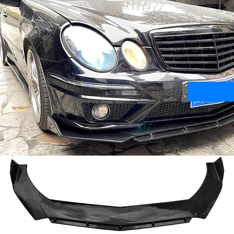 Front Skirt for Benz W211 Splitter Carbon Painting Bumper Spoiler Body ...