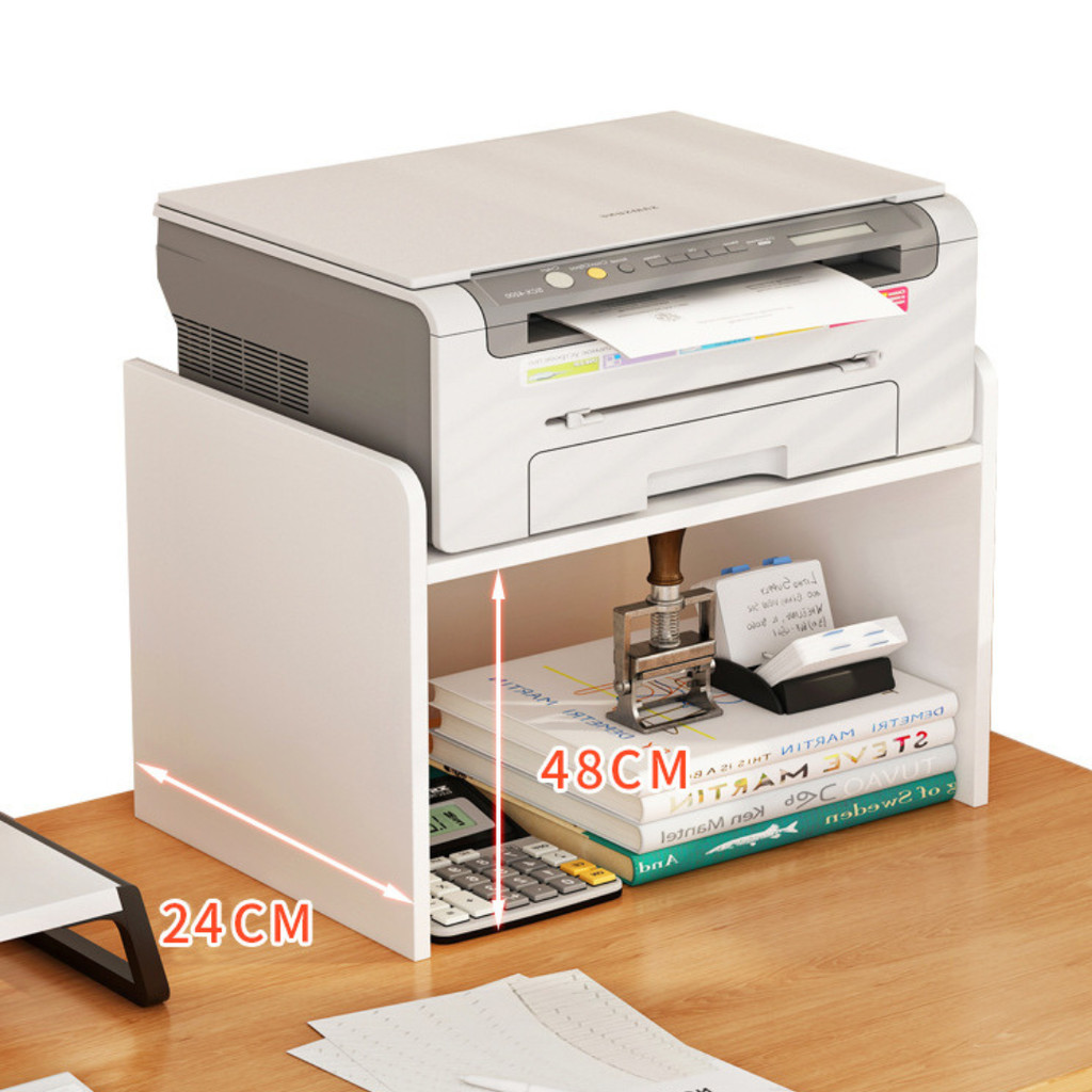 Tabletop organizer printer rack shelf desk organizer for hostel school ...