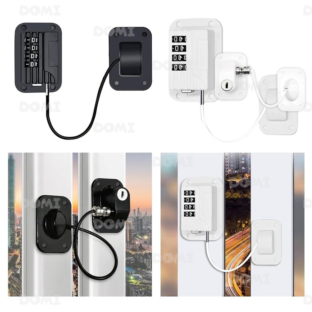 DOMI Cabinet Refrigerator Lock Punch Free Kids Safety Lock Security ...