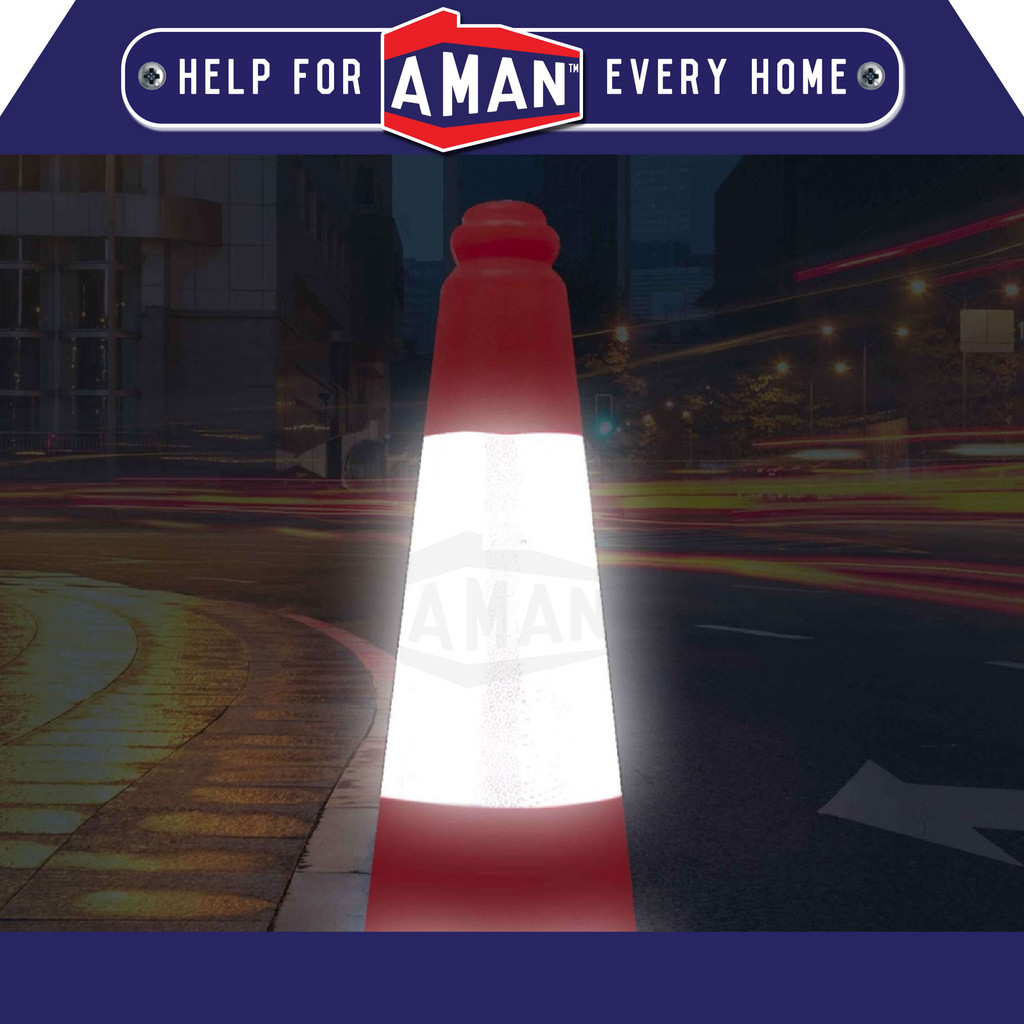 PVC Reflective Signal Warning Safety Cone Reflective Line Traffic Cone ...