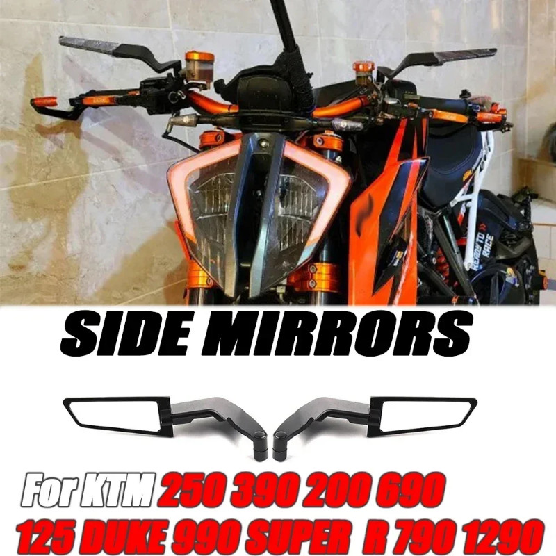 For DUKE 990 SUPER R 790 1290 250 390 200 690 125 Motorcycle Mirrors ...